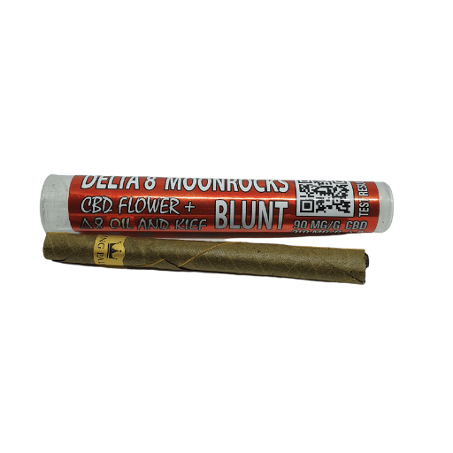 Delta-8 Moonrock Blunt - Gassy Orange Zest - Barn Burner Hemp Co.